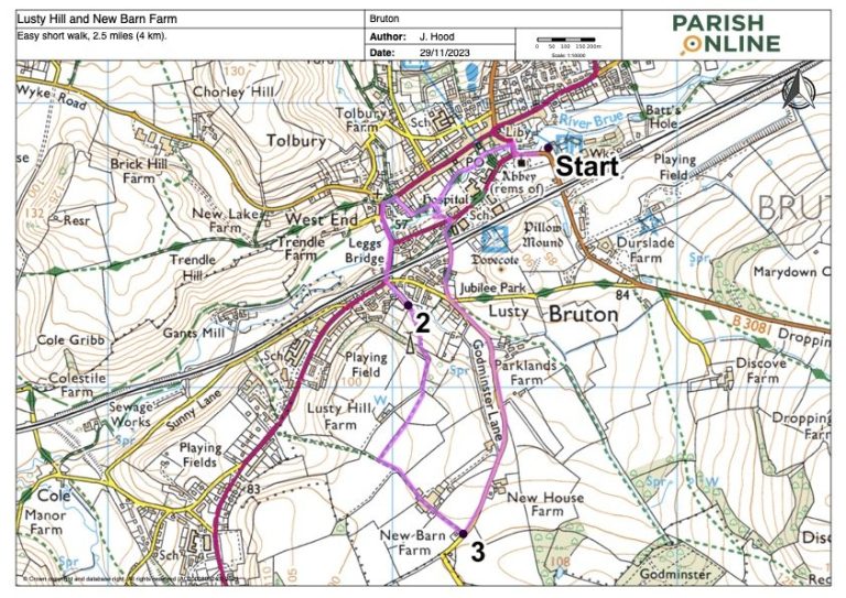 Lusty Hill and New Barn Farm - Walks in Bruton